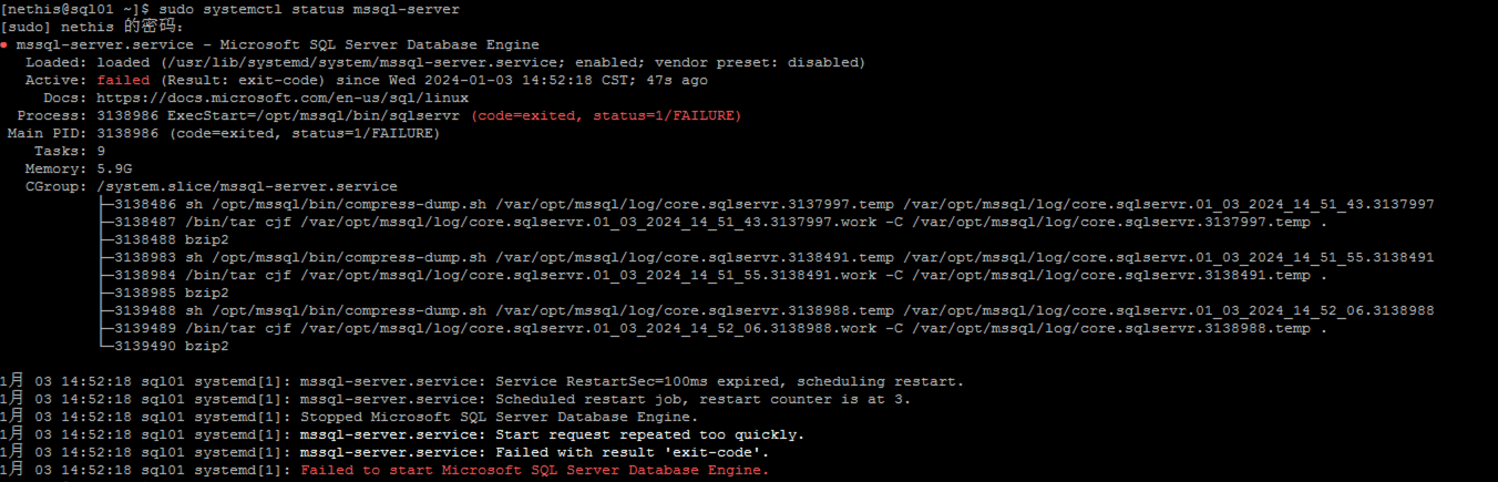 SQL Server 2019 Standard version encountered system crash and cannot be ... SQL Server 2019 Standard version encountered system crash and cannot be ...