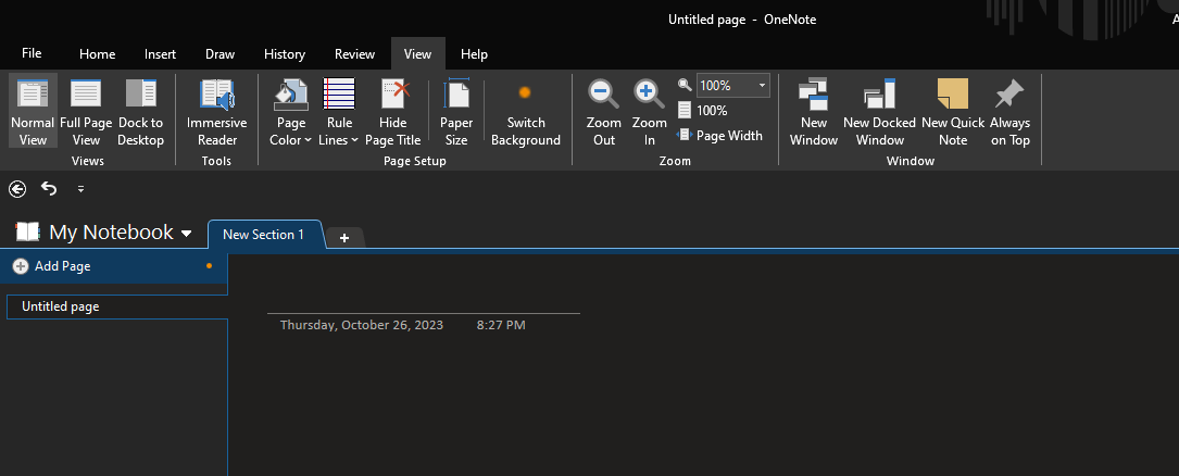 Tabs layout option not available in OneNote - Microsoft Q&A