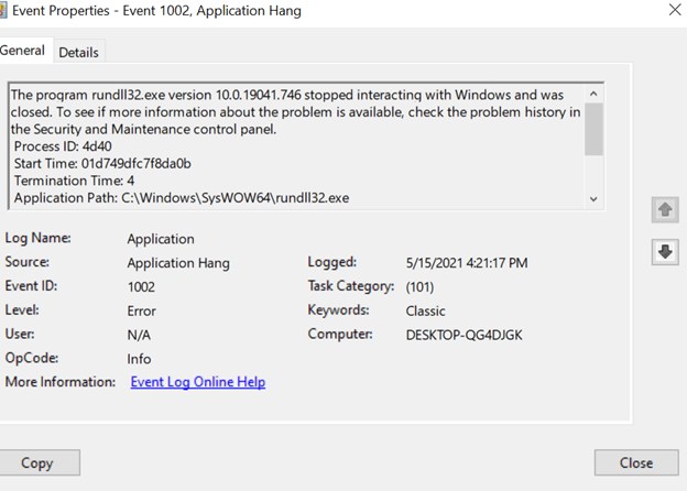 Severe issues with joy.cpl and rundll32 hangs - Microsoft Q&A