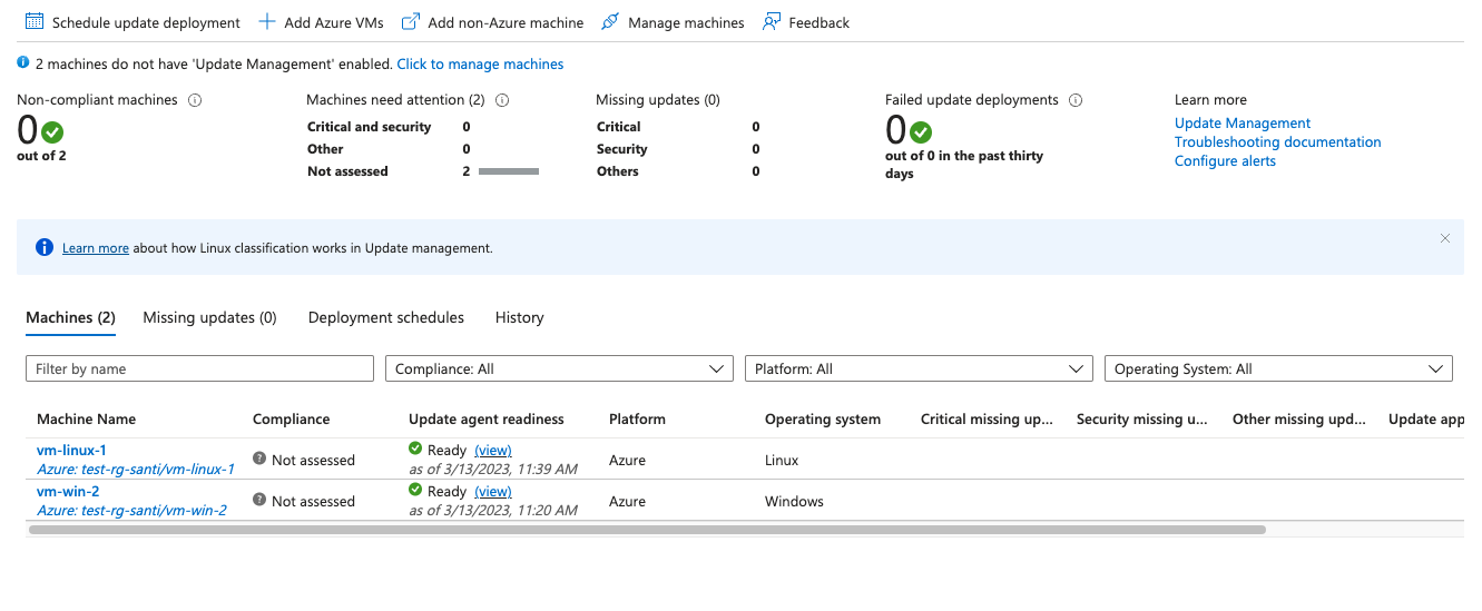 How can I join a VM to the Update Manager (automation account) as a ...