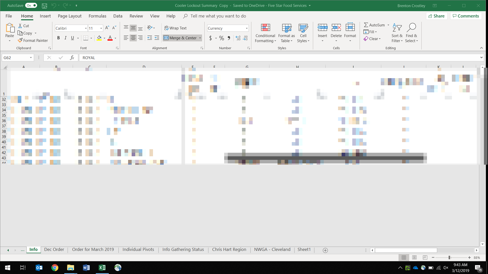 Excel graphical bugs (multiple issues) - Microsoft Q&A