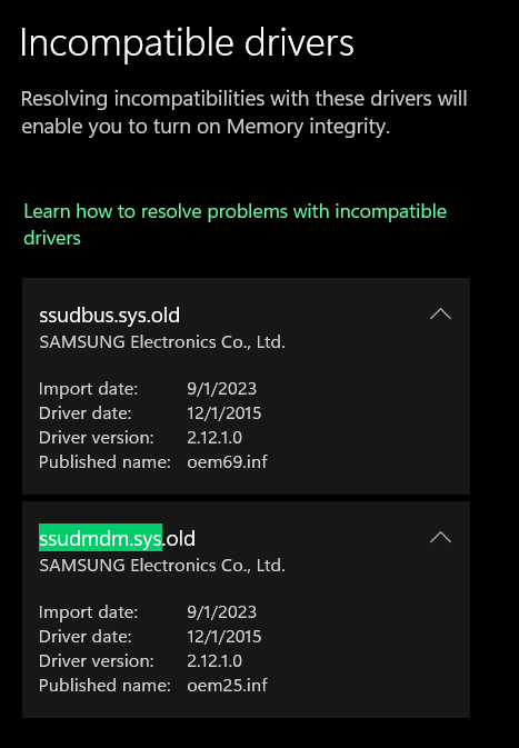 ssudbus.sys & ssudmdm.sys reborn D: - Microsoft Q&A