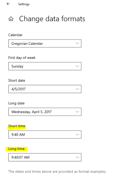 How can i change the time format from 24 Hrs to 12 Hrs. My emails ...