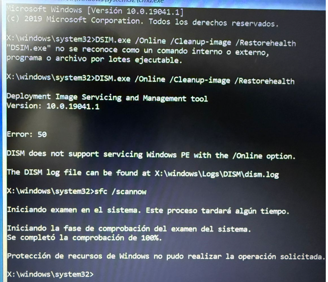 Windows 10 no actualiza error 0x800703f1 - Microsoft Q&A