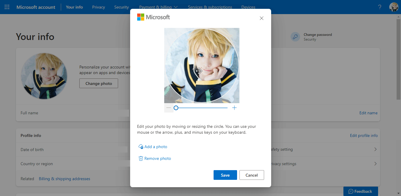 Why the profile picture on my Microsoft Start/MSN community profile ...