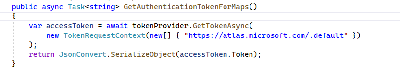 How To Connect To Azure Maps With Managed Identity Access Using Azure Maps Control Package From 