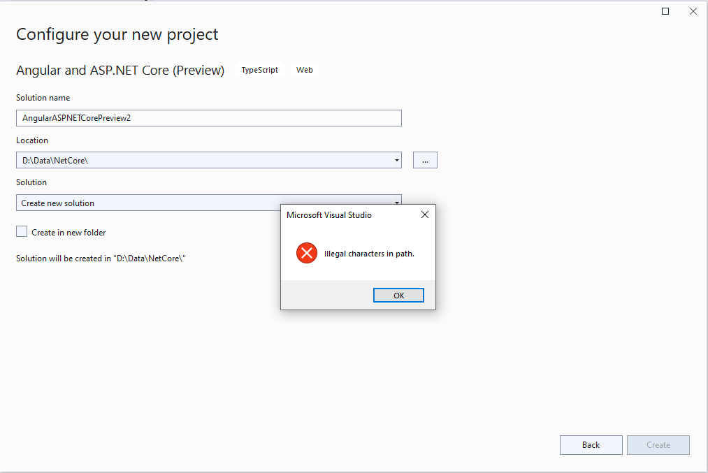 Illegal characters in path. - Microsoft Q&A Illegal characters in path. - Microsoft Q&A
