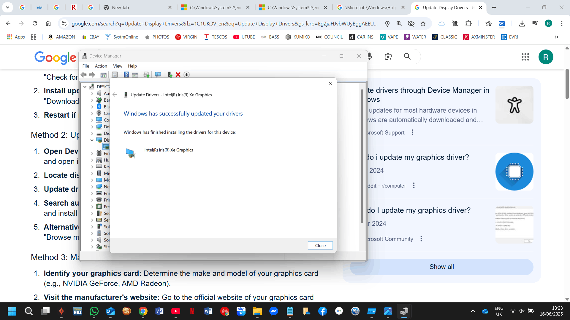 C:\Windows\System32\exe (black window popping up) - Microsoft Q&A