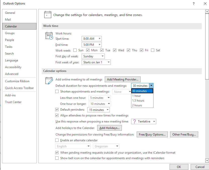 Add Buffer time to outlook meetings - Microsoft Q&A
