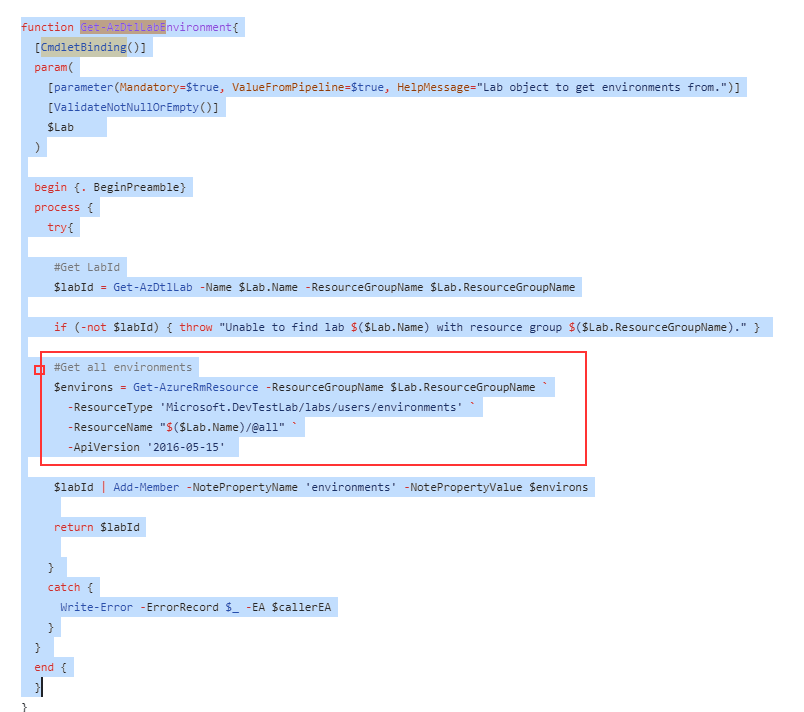 How Can I Find All Devtest Labs Environments Via Powershell Microsoft Qanda