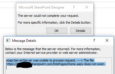 Sharepoint online - redesign, home page issue - Microsoft Q&A