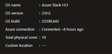 Azure Stack HCI - Arc - Custom location is not shown - Microsoft Q&A