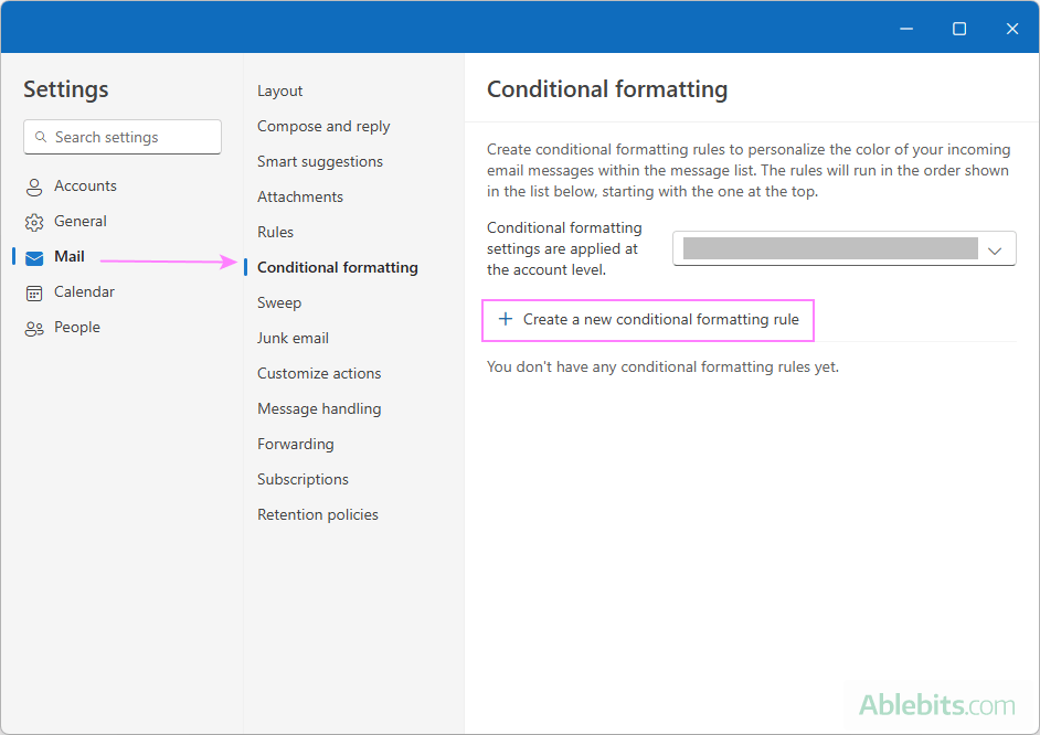 Outlook 2024 Conditional Formatting Microsoft Qanda