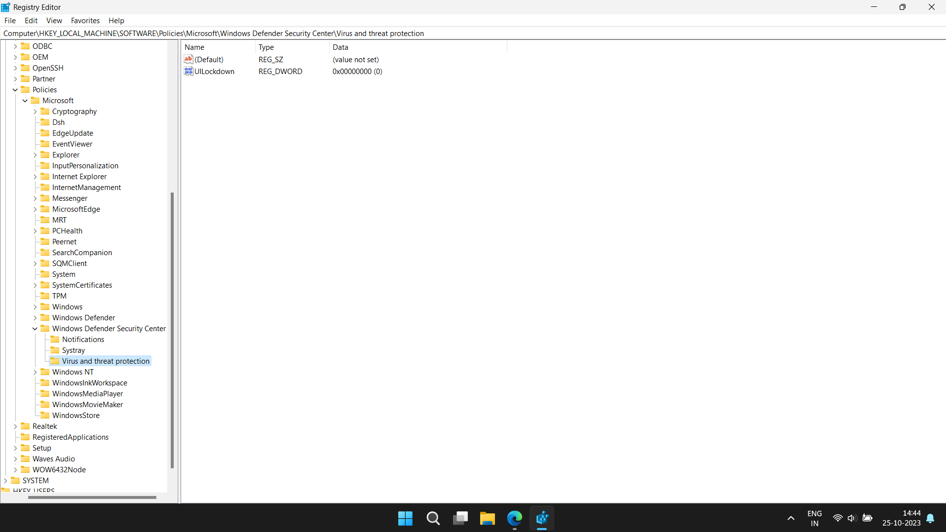 In my Windows 11 , virus and threat protection missing from windows ...