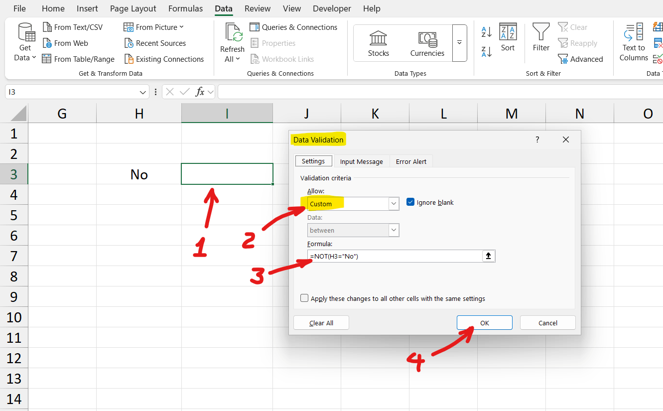 Conditional cell lock - Microsoft Q&A