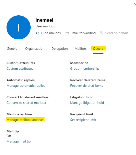 Want to increase email storage capacity. what are the options ...