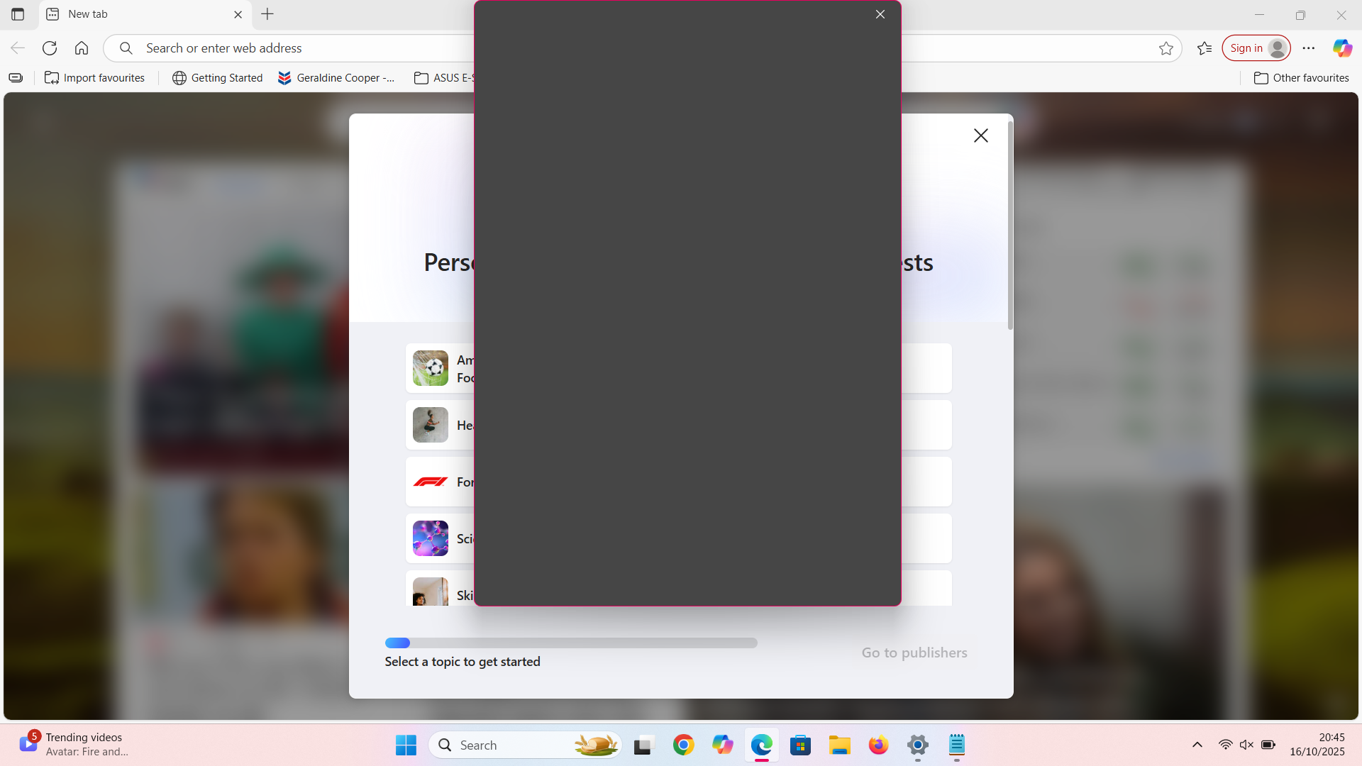 Pop up disappears when I try to login into my Microsoft account or any ...