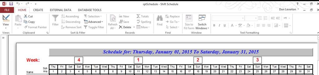 Identifying the week of the month in a Access Query - Microsoft Q&A