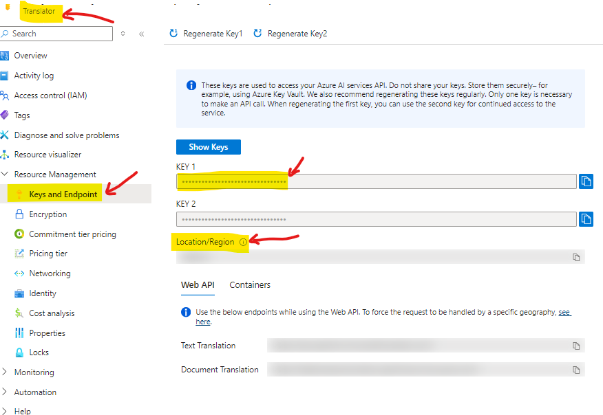 Using - Translator - Auth problem - Microsoft Q&A Using - Translator - Auth problem - Microsoft Q&A