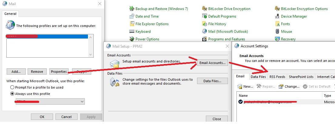 How do I set up Personal Folders in the latest version of Outlook ...