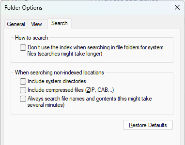 File Explorer in Win11 searches is not finding contents of .doc and ...