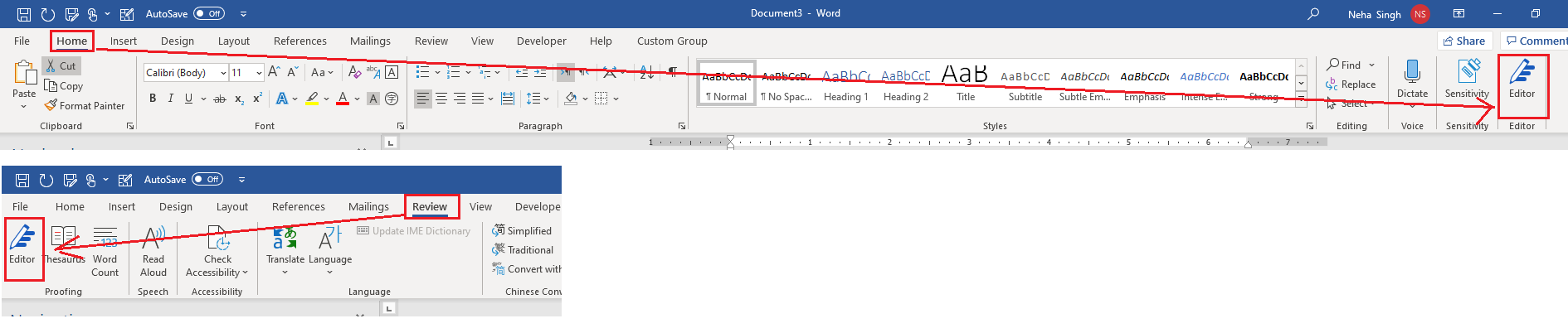 Editor is not loaded in Word? Please help! - Microsoft Q&A