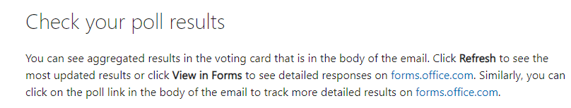Tracking Poll Results in Microsoft New Outlook - Microsoft Q&A