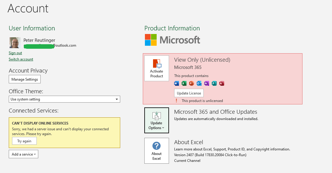 My Microsoft 365 moved to unlicensed and does not let me reactivate it ...