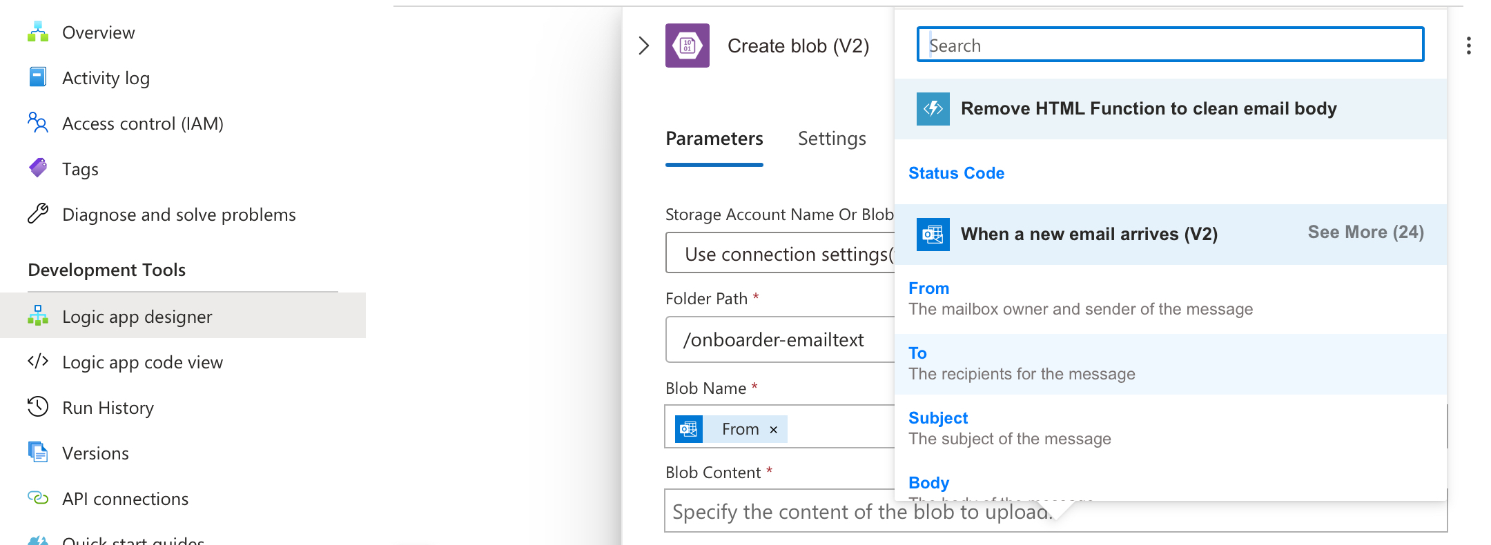 Why is “body” action for function not showing up. - Microsoft Q&A Why is “body” action for function not showing up. - Microsoft Q&A