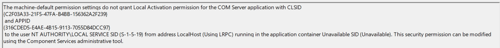 Issues with DCOM - Microsoft Q&A