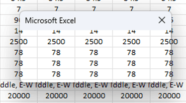 Why are my excel popup windows transparent? - Microsoft Q&A