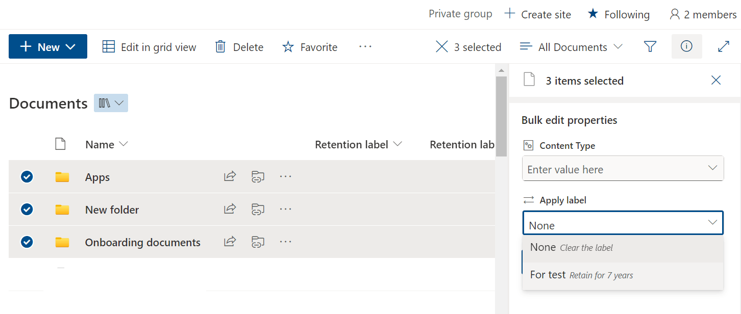 Microsoft Purview- Data Retention labelling/policies - Microsoft Q&A