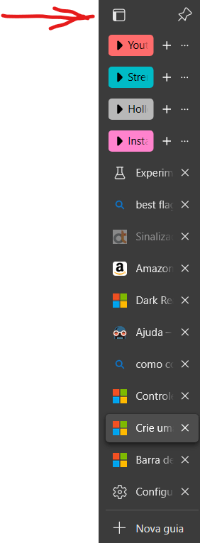 Can I remove the "Tab Action Menu" icon? - Microsoft Q&A