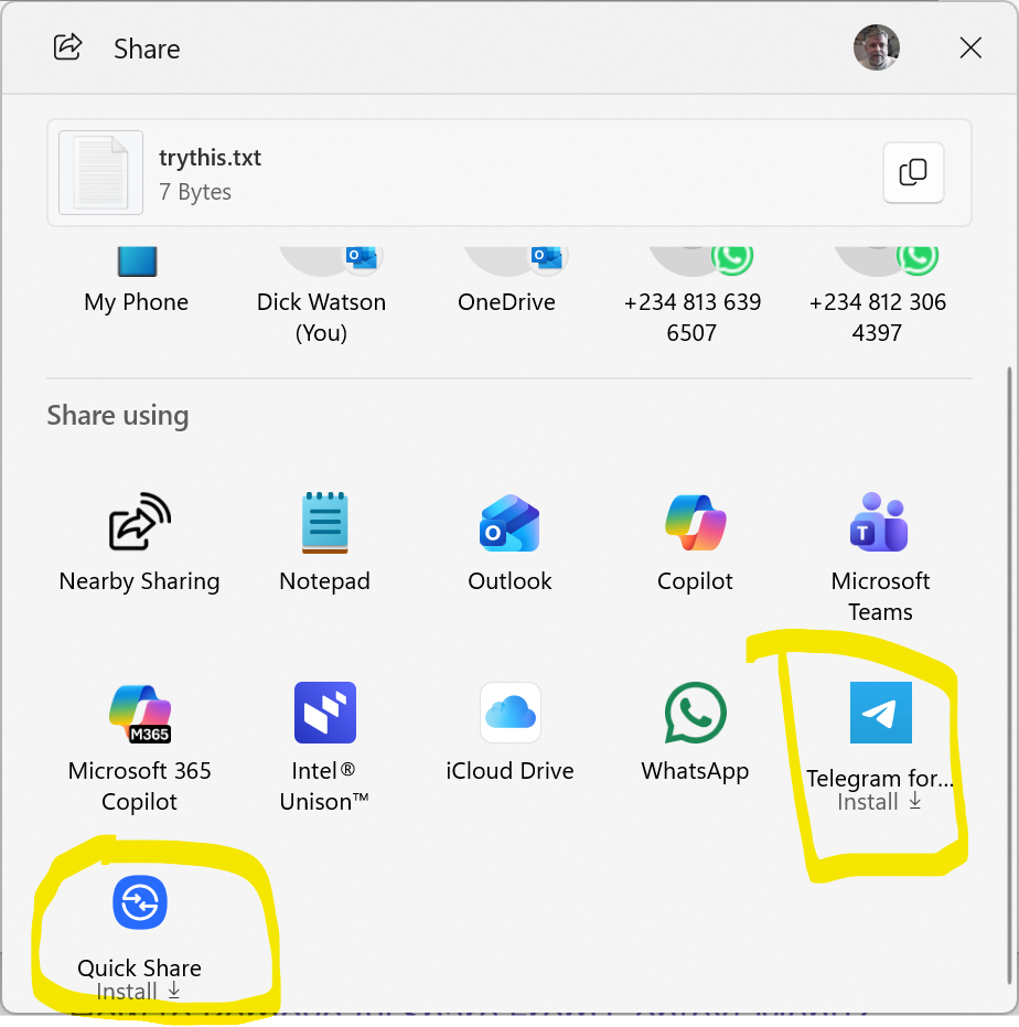 How can I remove SPAM from Share Using? - Microsoft Q&A