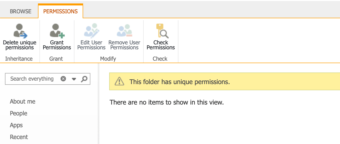 Remove "Everyone Except External Users" from Direct Access in Onderive ...
