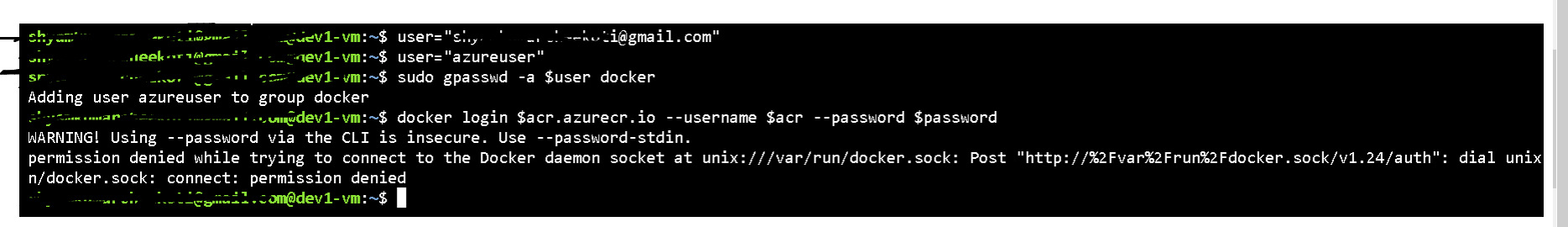 Docker log in failed inside linux VM - Microsoft Q&A