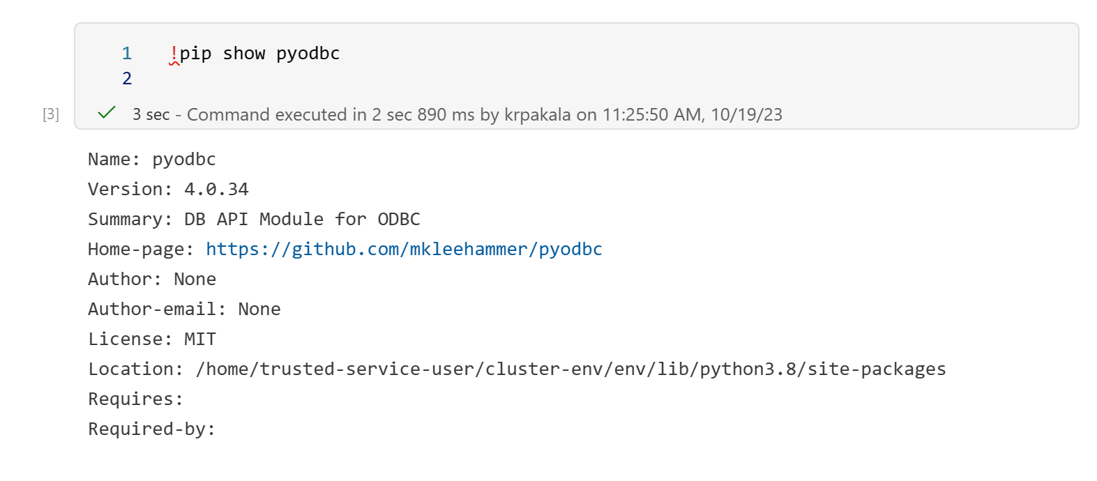 We Are Using Pyodbc 4030 Driver In Synapse Notebook But Now New Version Is Available Pyodbc 4