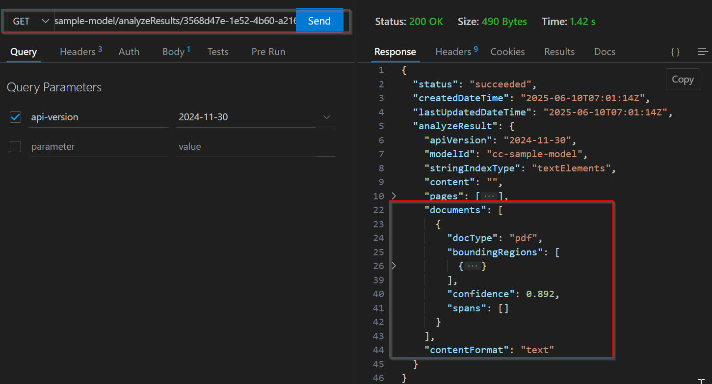 Doc Intelligence - Model not found for Classification Models ...
