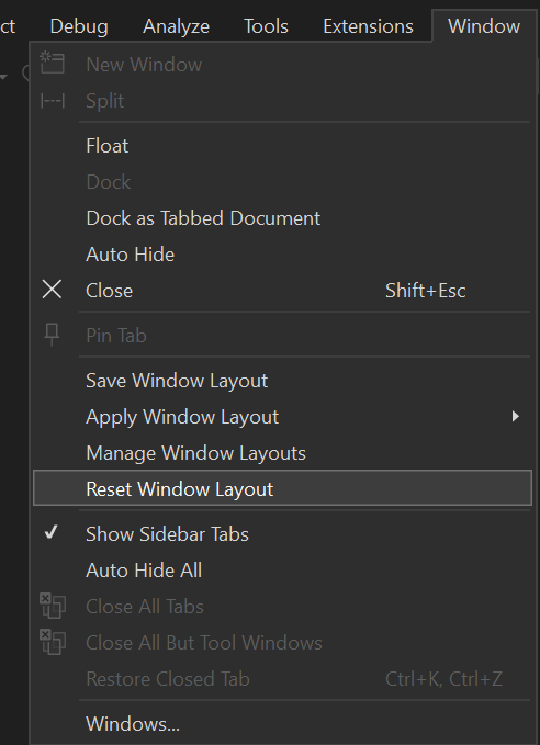 Missing the side boxes in the guide diamond for document windows in ...