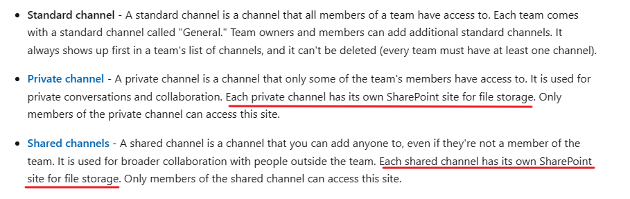 Limiting external sharing to only Shared Channels in Teams - Microsoft Q&A