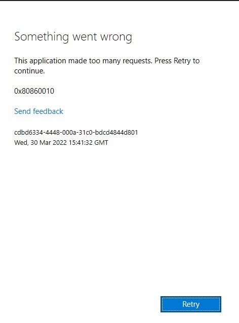Cannot Sign-in to Microsoft Account in Windows Settings - Microsoft Q&A