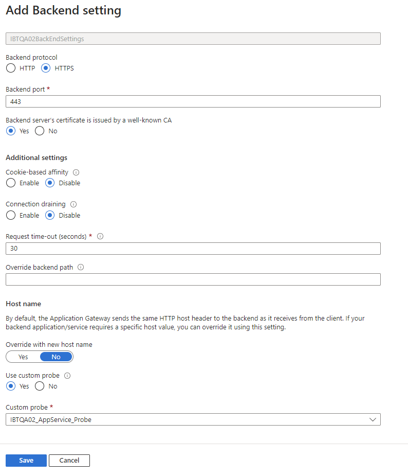 Azure Application Gateway error - 502 Bad Gateway - Microsoft Q&A
