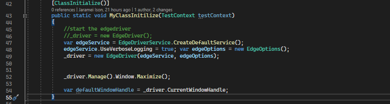 Edge driver is failing on creation when deployed to an Agent machine but not locally. How do i ...