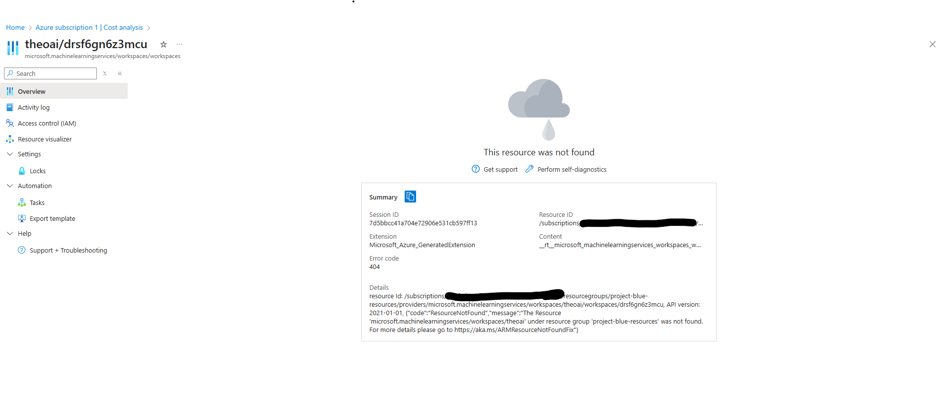 How to fully delete microsoft.machinelearningservices/workspaces ...