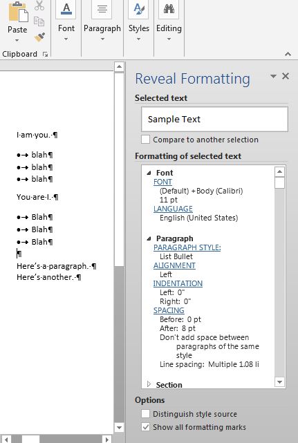 spacing after last bullet, a solution. - Microsoft Q&A