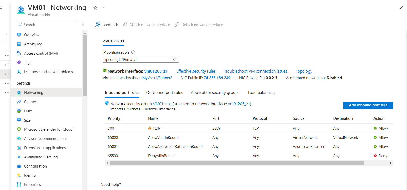 Can we block RDP between two Azure VM's using Checkpoint Firewall? - Microsoft Q&A