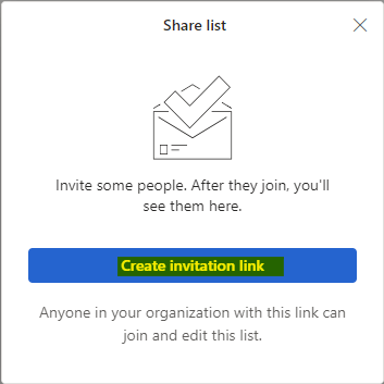 How do I share a task list on To Do with a coworker? - Microsoft Q&A
