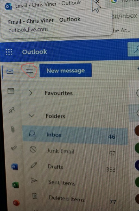 Hotmail Vertical Tool Bar - Microsoft Q&A