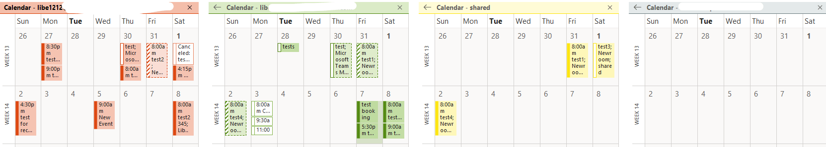 Outlook 365 Desktop - How to view multiple calendars by default in side ...