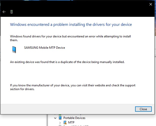 SAMSUNG Mobile MTP Device-driver - Microsoft Q&A